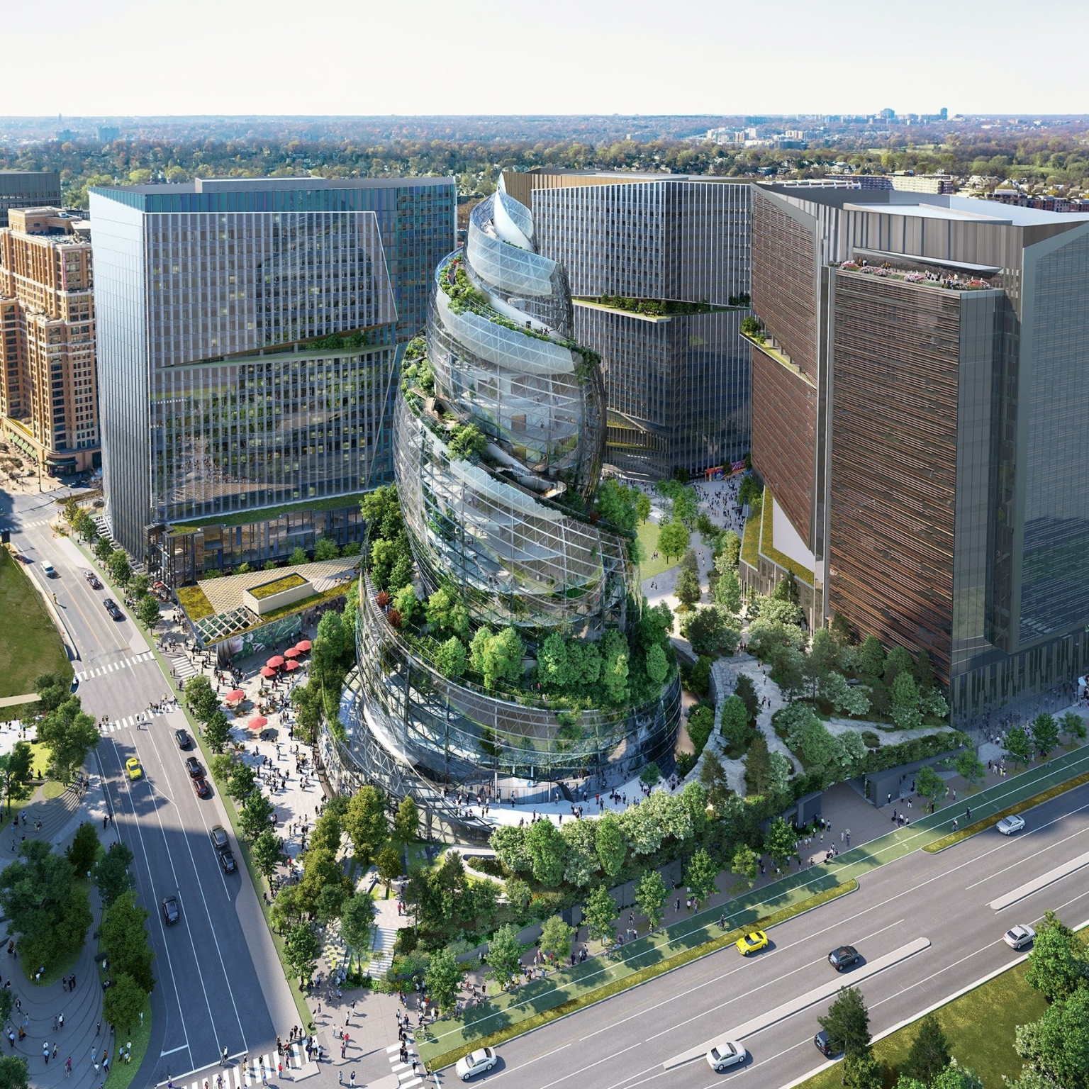 Amazon unveils latest plans for new US headquarters campus - Workplace ...